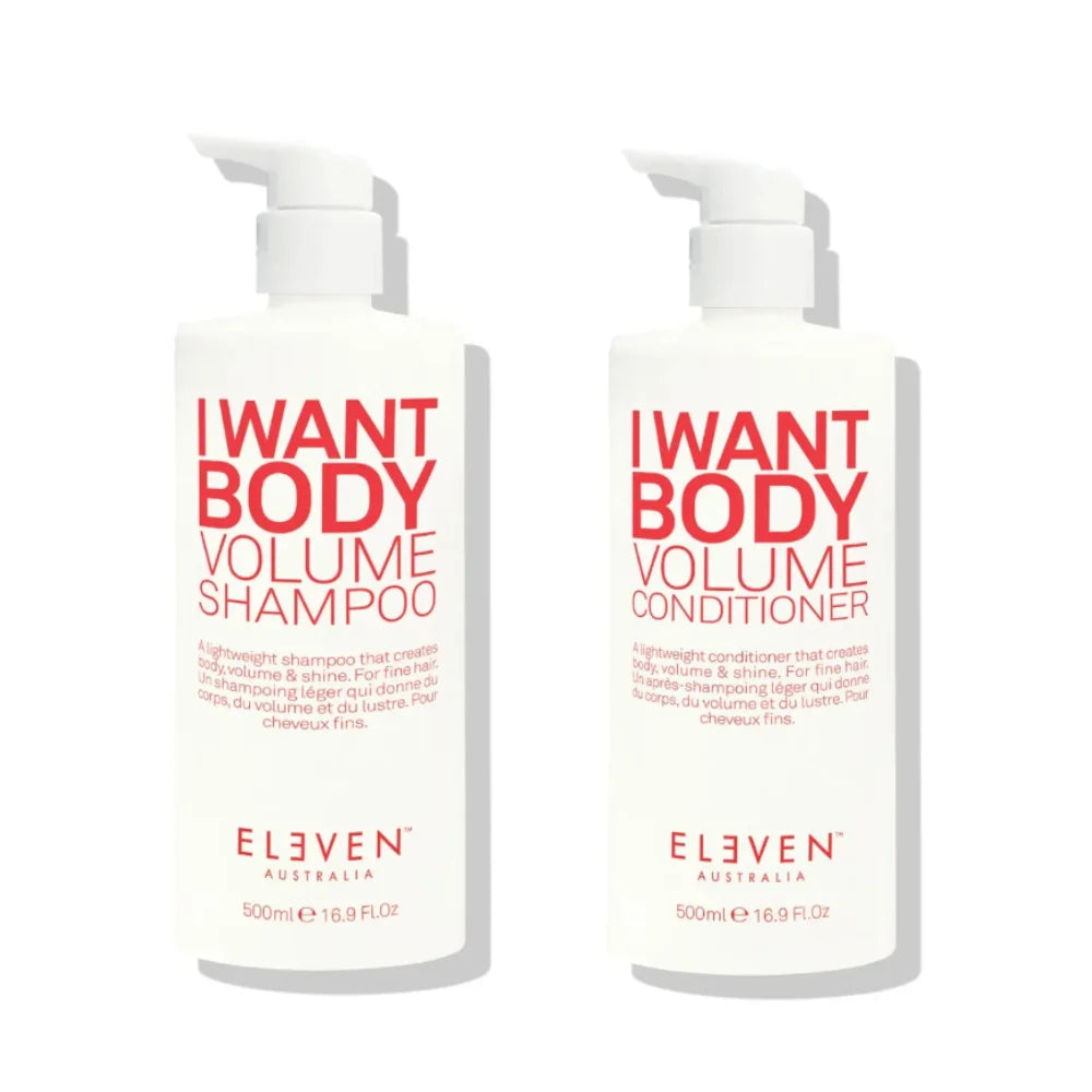 I WANT BODY 500ml SHAMPOO & CONDITIONER DUO – International Beauty