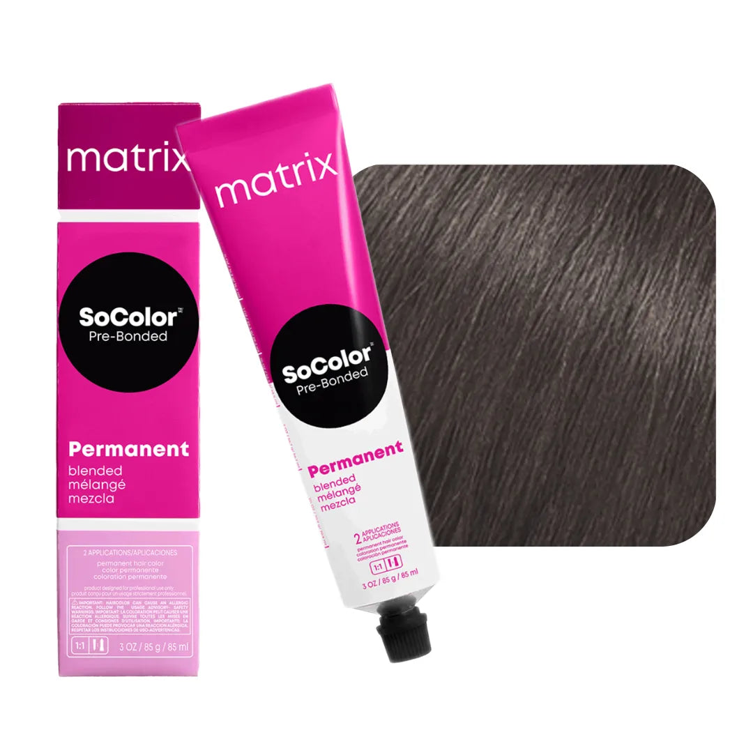 Socolor Met. Pwrcools Ash Ash - 4AA - Dark Brown - 85ml – International ...