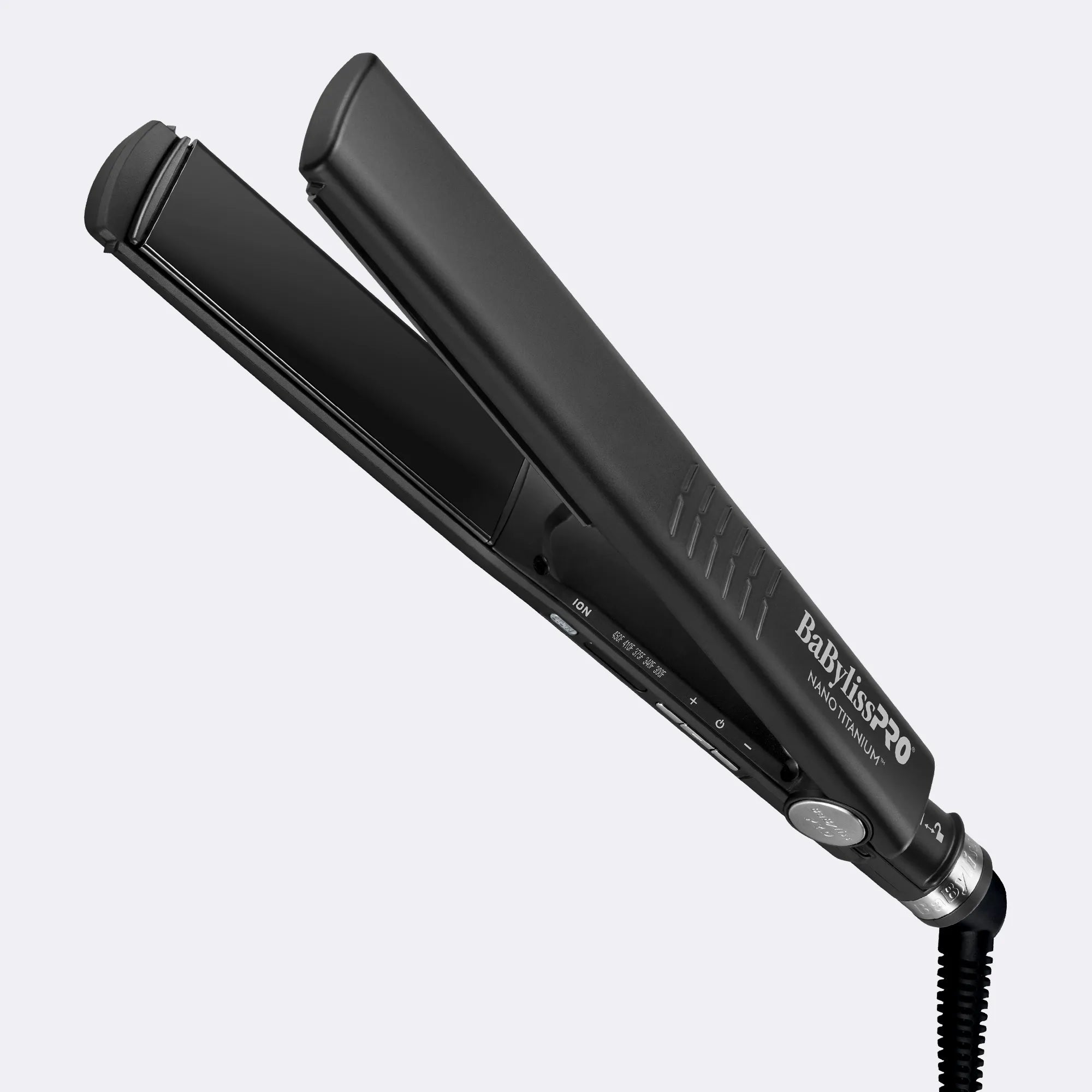 BaBylissPRO Nano-Titanium Dual Ionic 1-1/4" Flat Iron (Matte Black ...