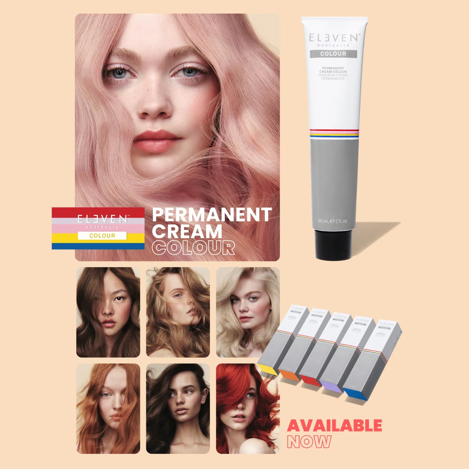 Eleven Australia Permanent Cream Colour Salon Intro – International Beauty