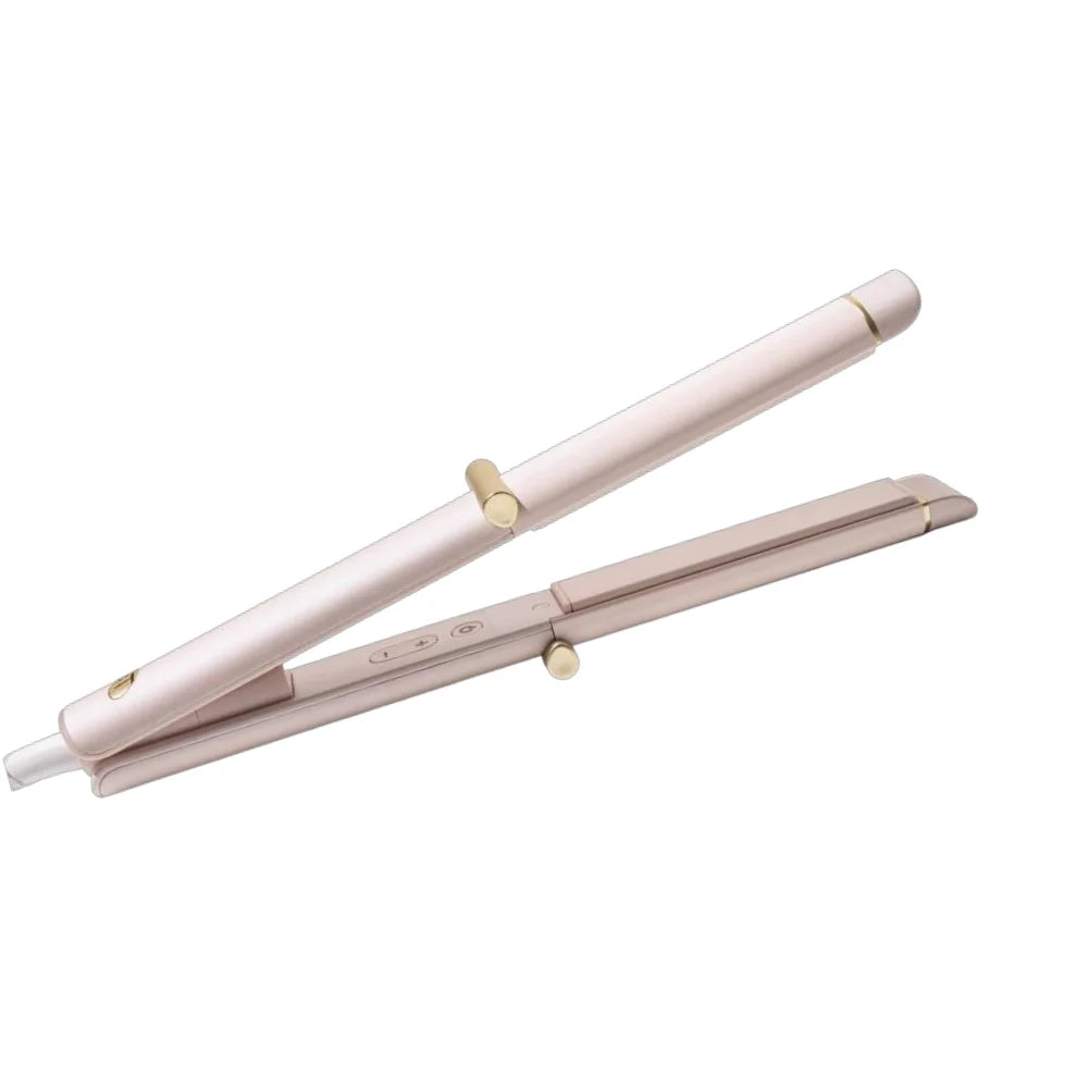 T3 Curling Straightener 2-in-1 styler - Blush – International Beauty