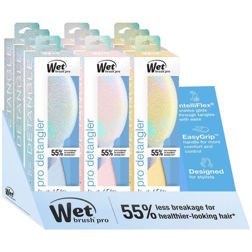 Wet Brush Pro Detangler - Birthday Display - Generic Artwork 9pc ...