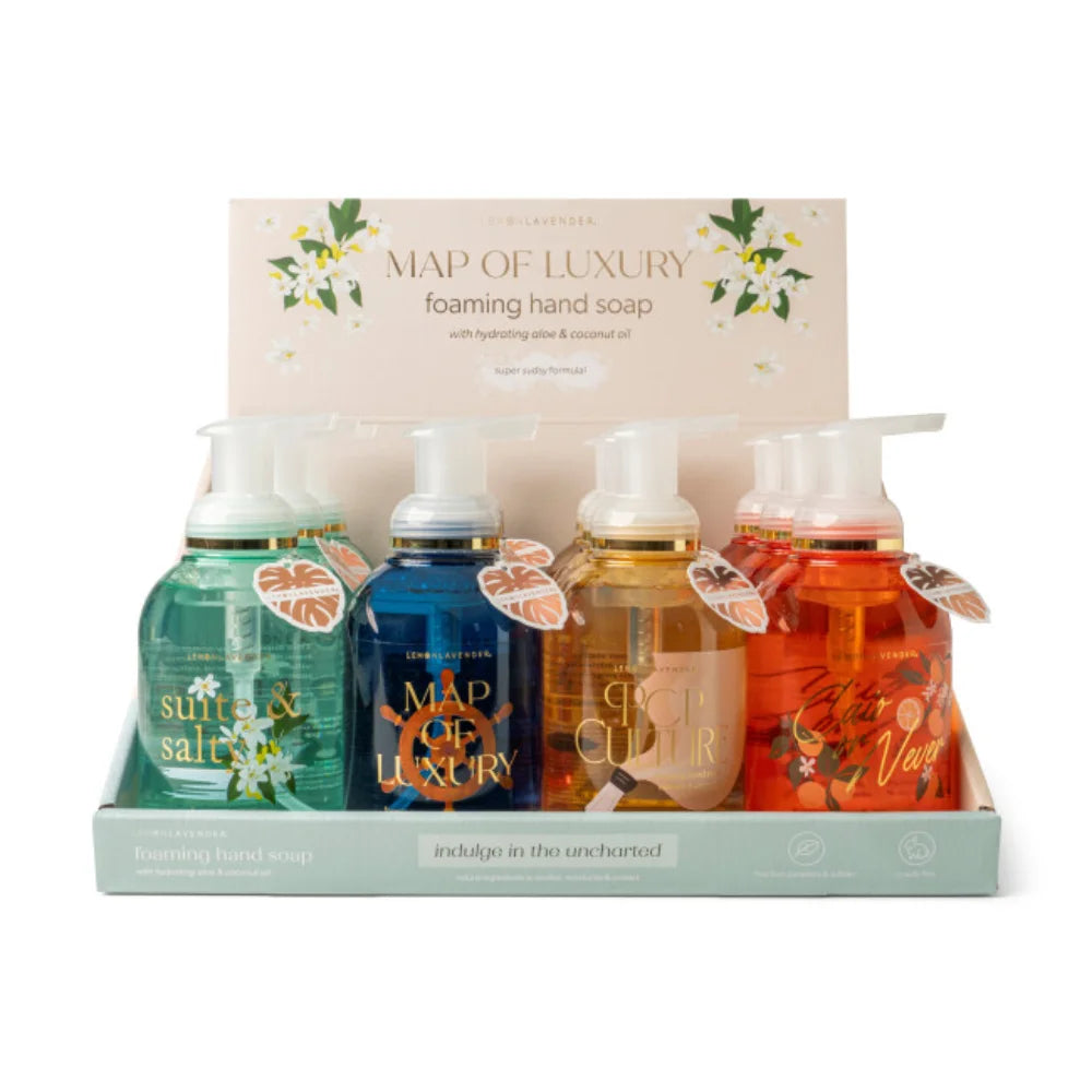 Map of Luxury - Foaming Hand Soap Display - 12 bottles – International ...